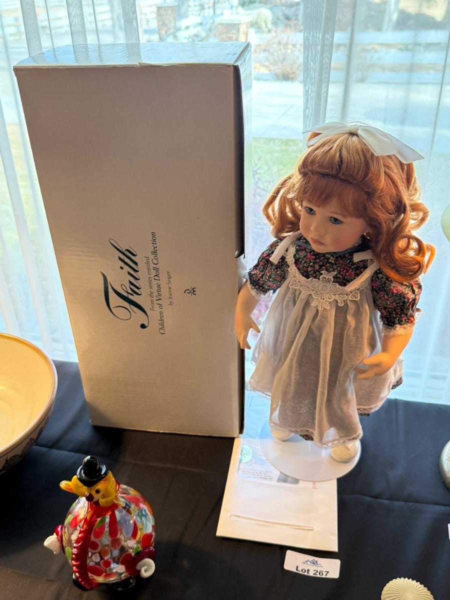 Children of Virtue Doll Collection “Faith” Doll w/box & papers ...