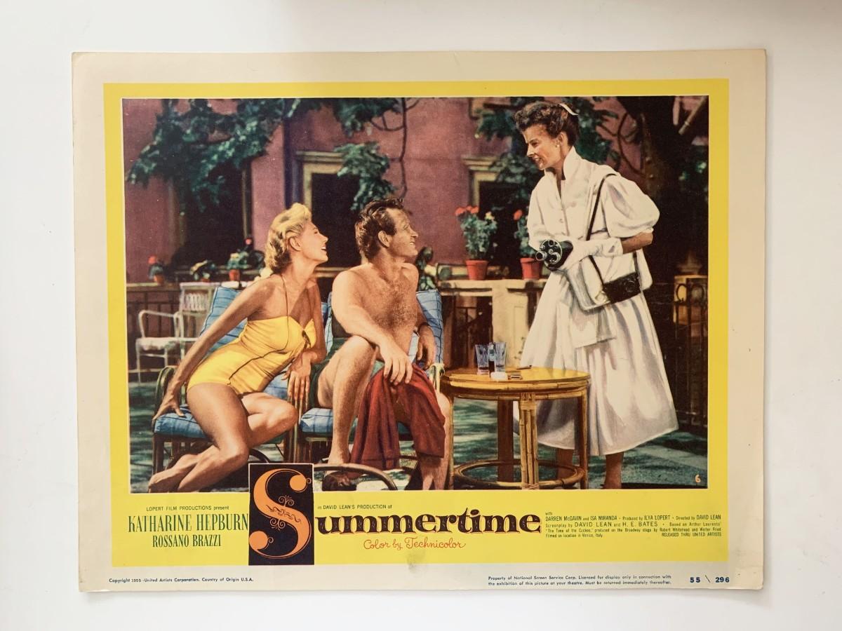 Summertime original 1955 vintage lobby card | EstateSales.org