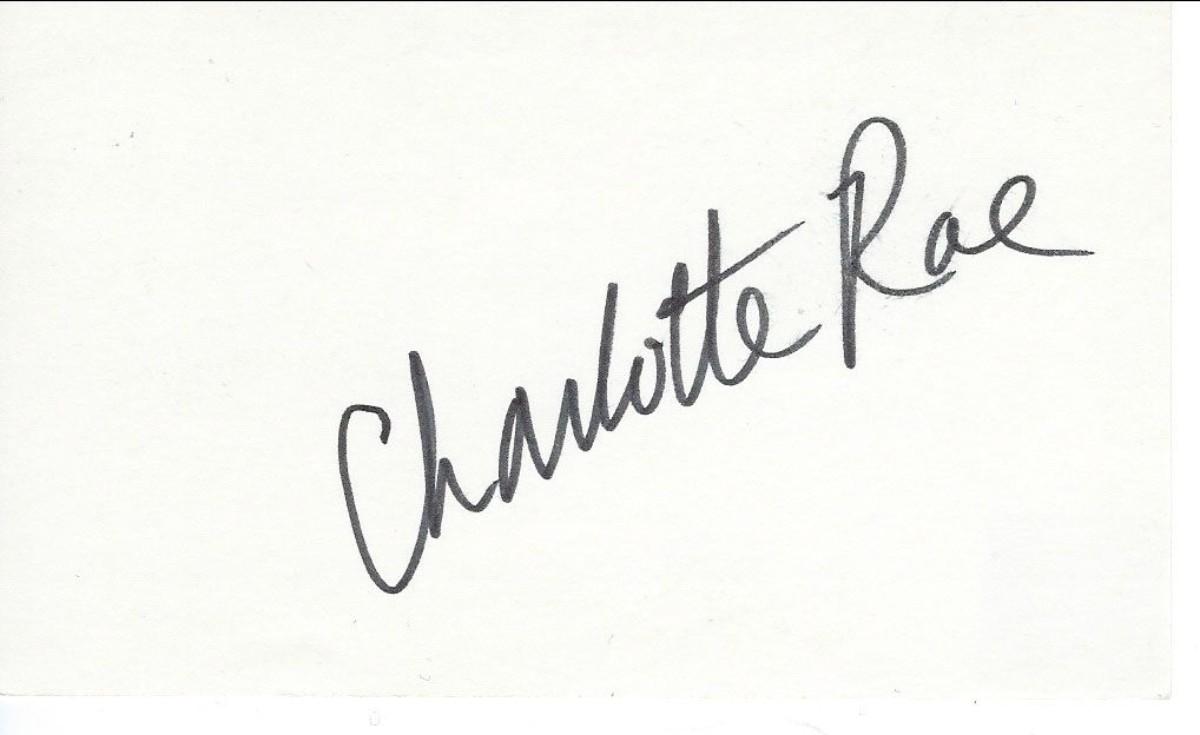 Charlotte Rae original signature | EstateSales.org