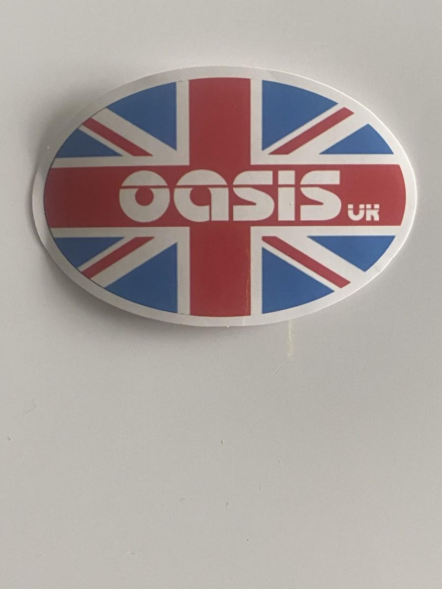 Oasis British Rock UK sticker | EstateSales.org