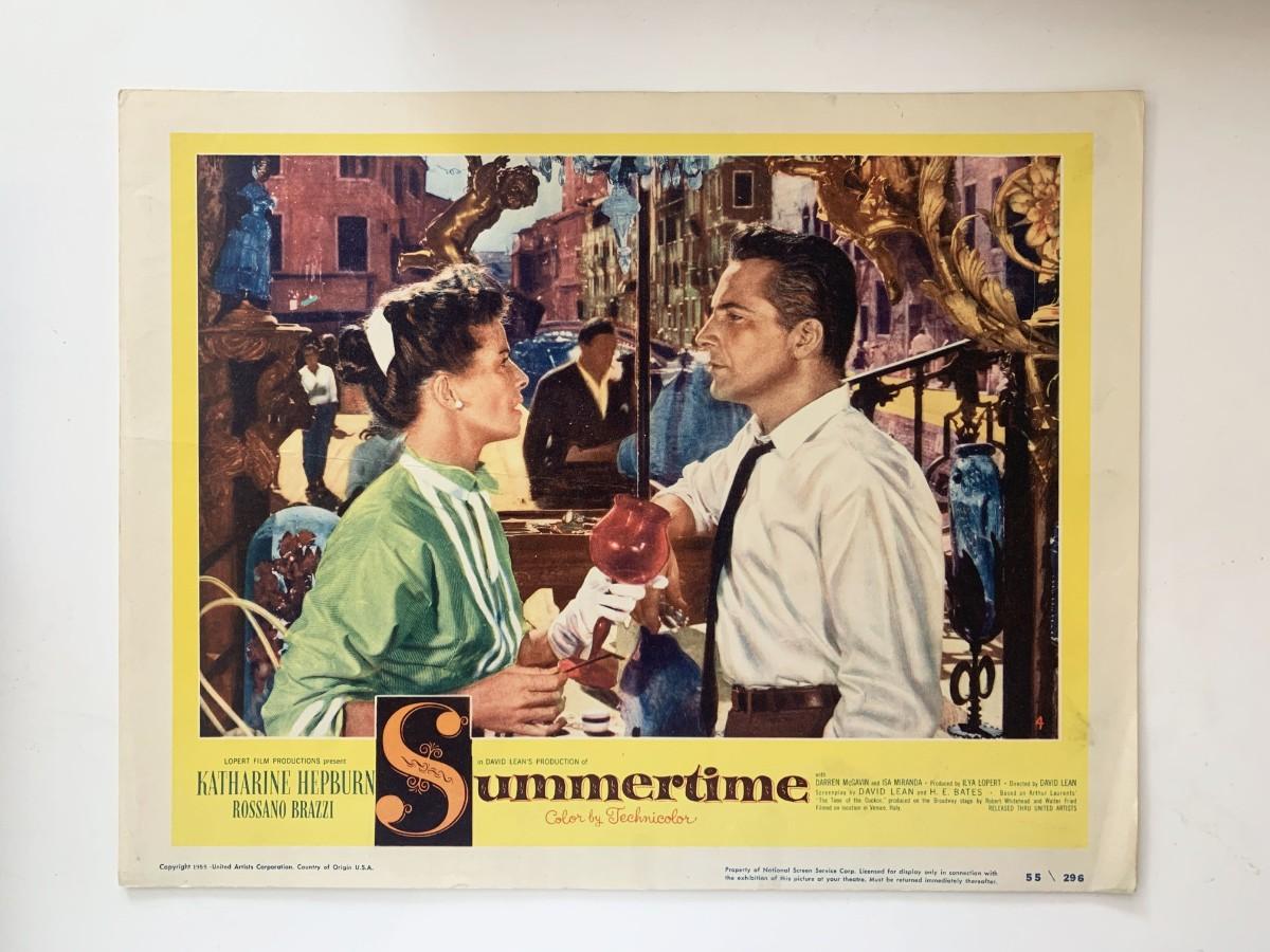 Summertime original 1955 vintage lobby card | EstateSales.org