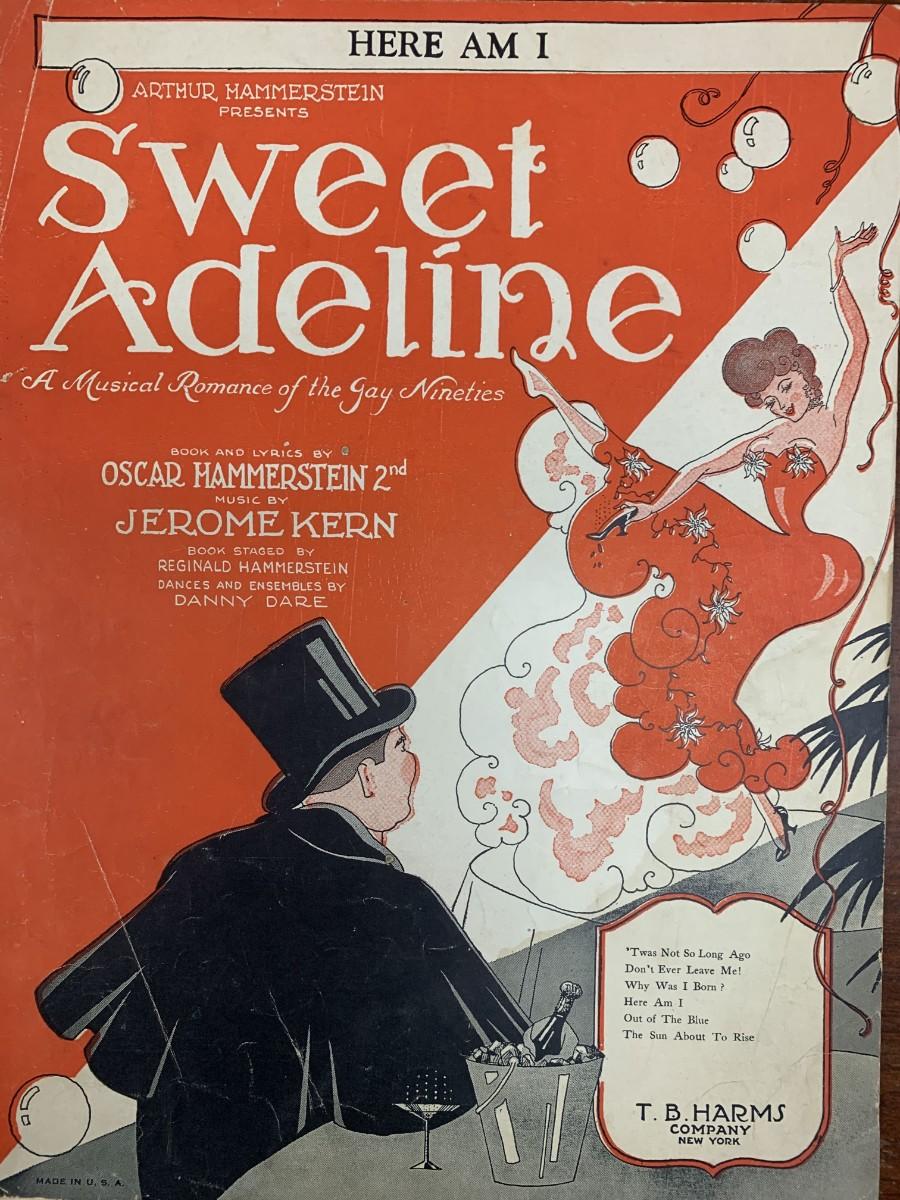 Here I Am Sweet Adeline unsigned sheet music | EstateSales.org