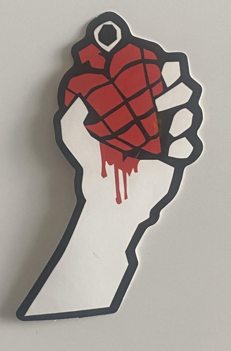 American Idiot Green Day sticker | EstateSales.org