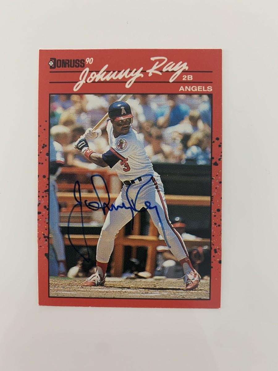 Johnny Ray signed baseball card | EstateSales.org