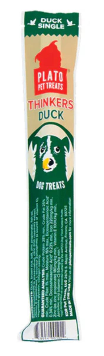 Single Plato Thinker Dog Treat Duck | EstateSales.org