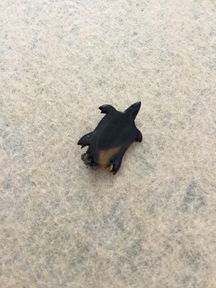 Vintage, tortoise, shell turtle brooch | EstateSales.org