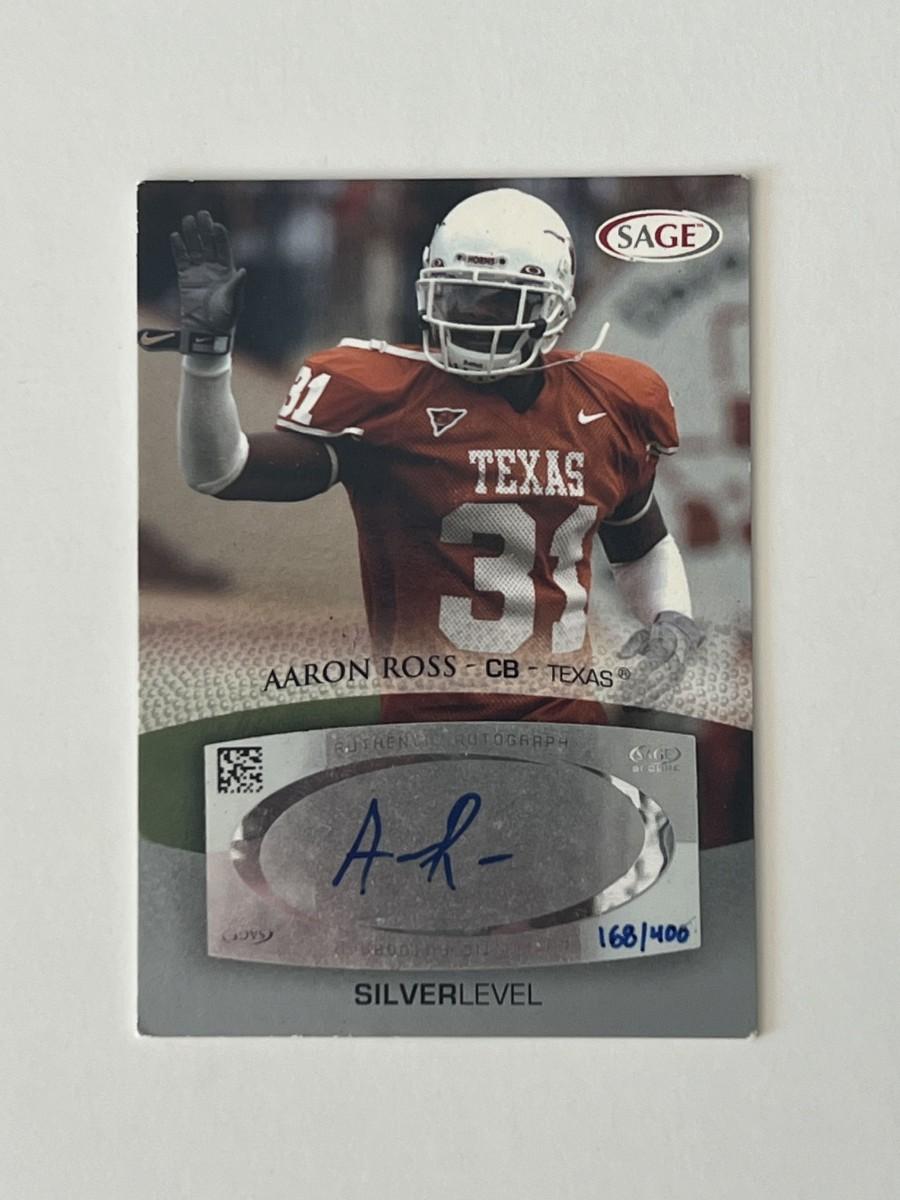 Aaron Ross signed autographed card | EstateSales.org