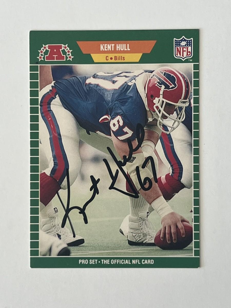 Buffalo Bills Kent Hull 1989 NFL signed trading card | EstateSales.org