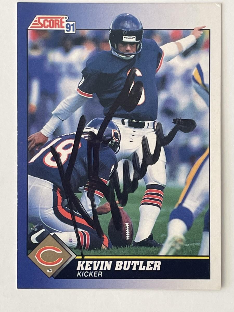 Chicago Bears Kevin Butler 1991 Score #29 signed trading card ...