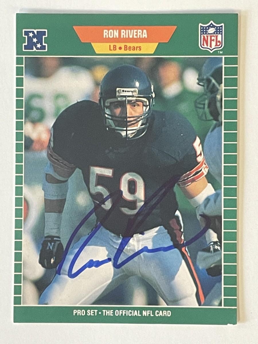Chicago Bears Ron Rivera 1989 NFL #48 signed trading card | EstateSales.org