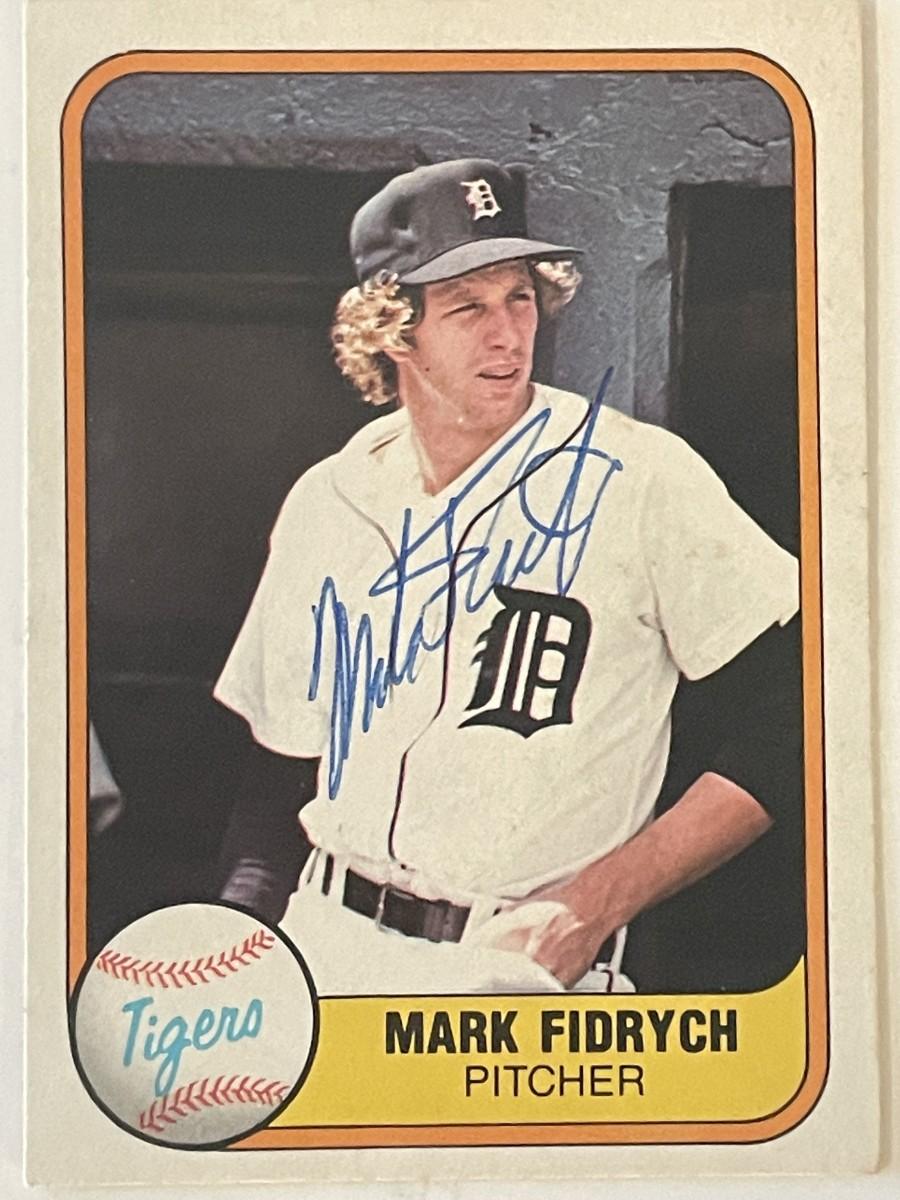 Detroit Tigers Mark Fidrych 1981 Fleer #462 signed trading card ...