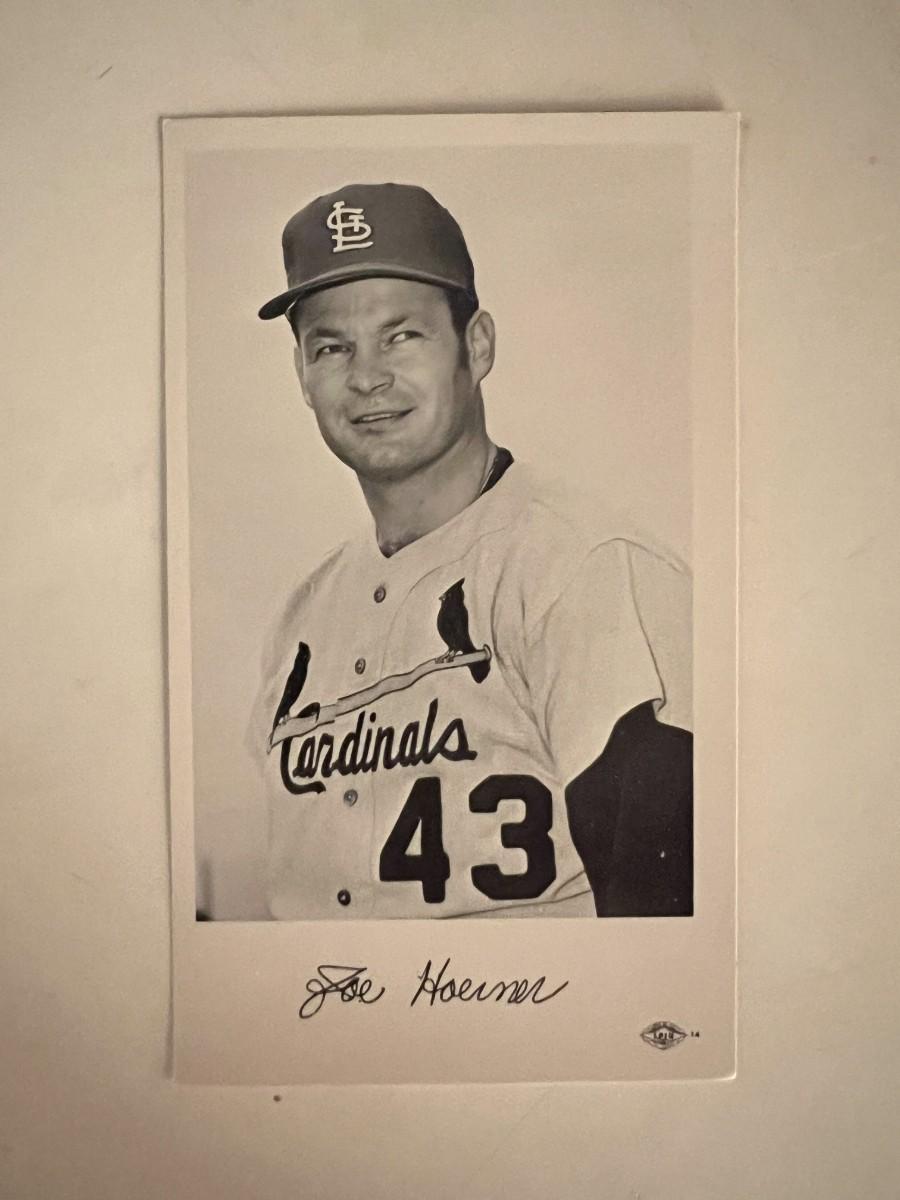 Joe Hoerner facsimile signed photo. 3x5 inches | EstateSales.org