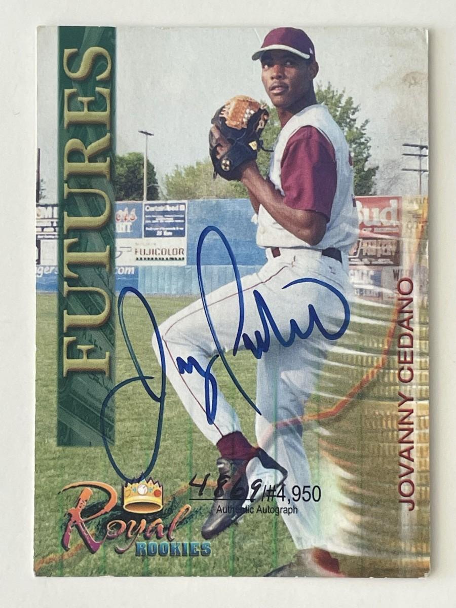 Jovanny Cedano signed 2000 Royal Rookies Futures trading card ...