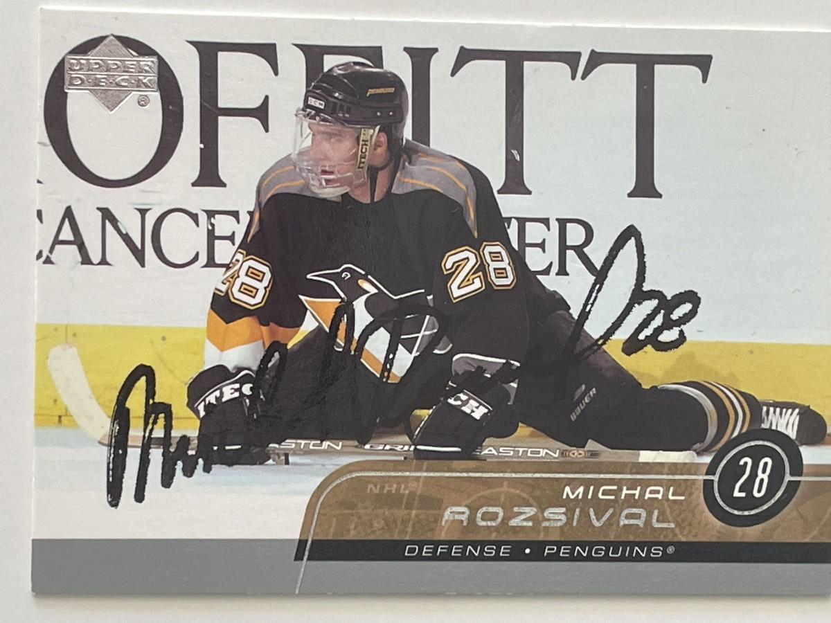 Pittsburgh Penguins Michal Rozsíval 2003 Upper Deck #388 signed trading ...