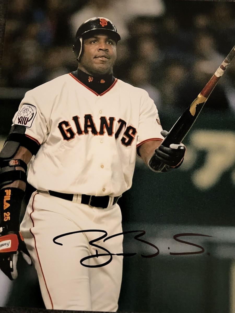 San Francisco Giants Barry Bonds signed photo | EstateSales.org