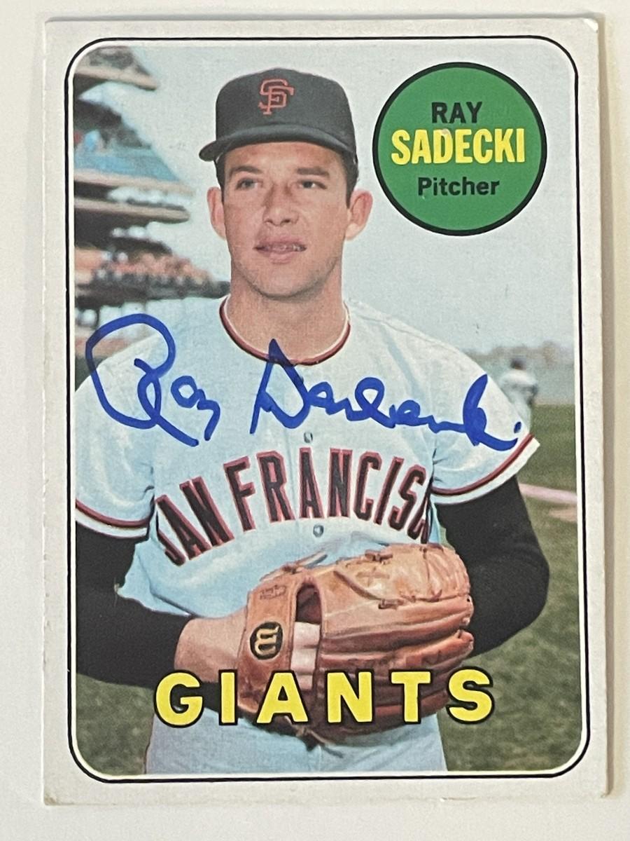 San Francisco Giants Ray Sadecki Topps #125 signed trading card ...