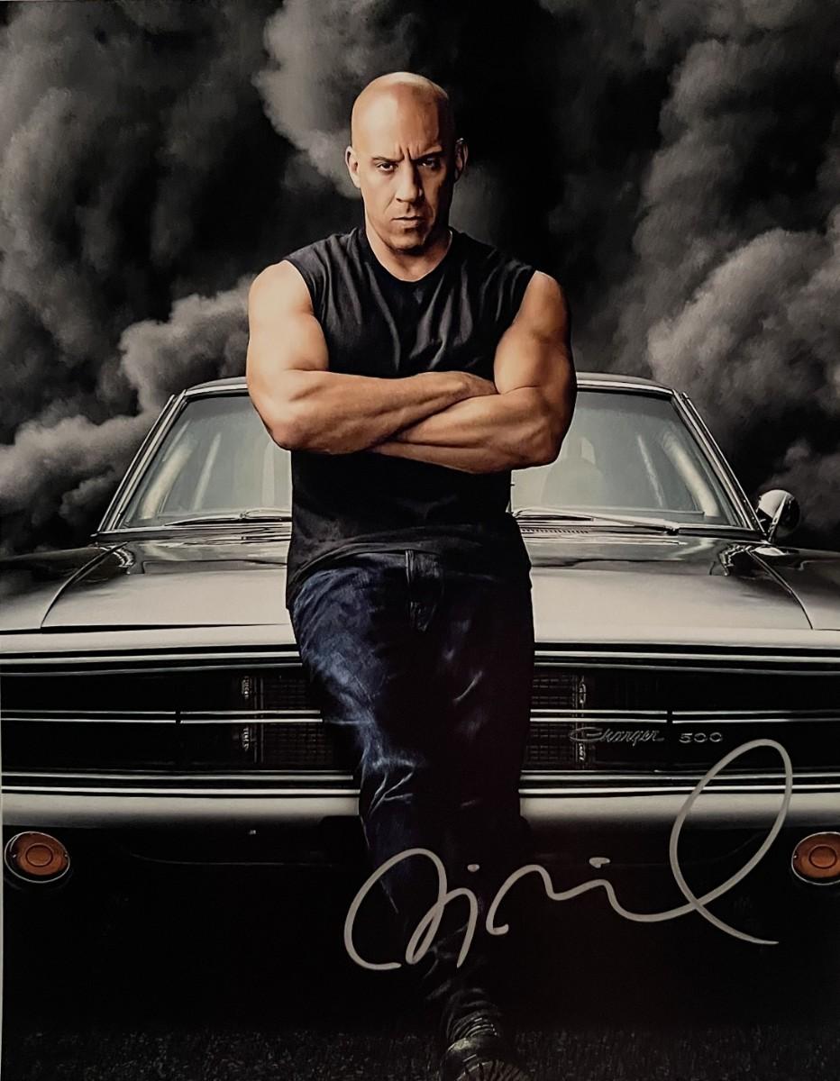 The Fast and The Furious Vin Diesel signed photo | EstateSales.org