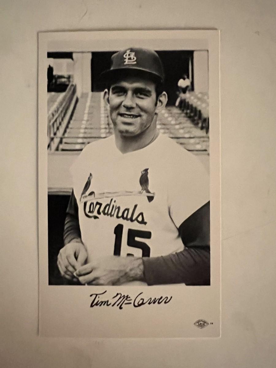 Tim McCarver facsimile signed photo. 3x5 inches | EstateSales.org