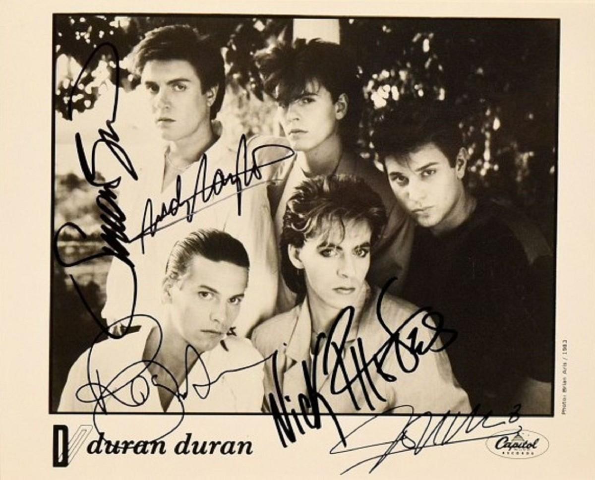 Duran Duran signed promo photo | EstateSales.org