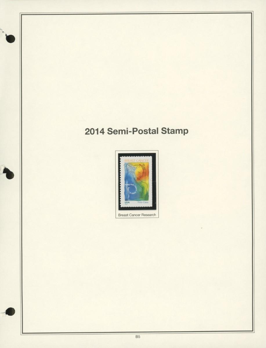 2014 Semi-Postal Stamp | EstateSales.org