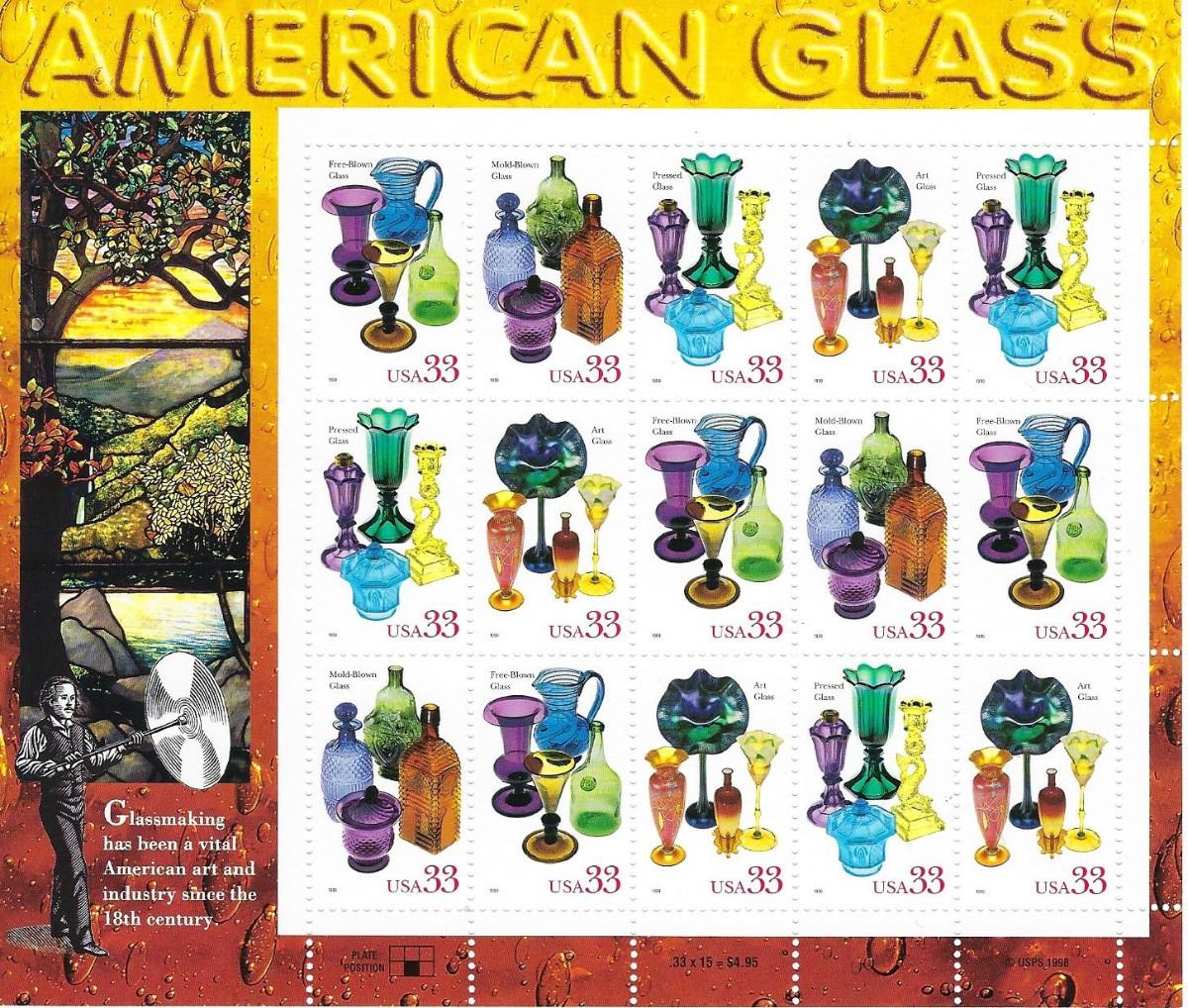American Glass Stamps | EstateSales.org