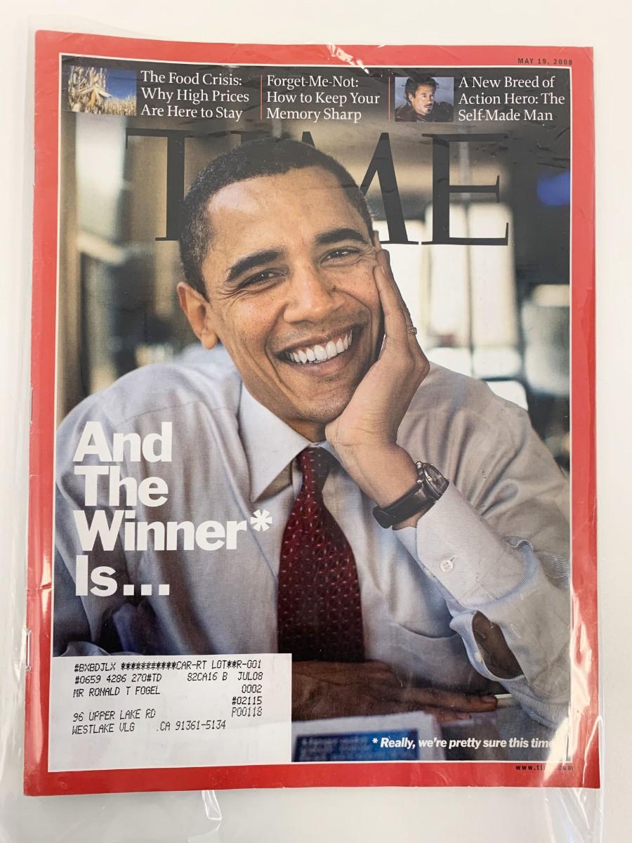 Time Magazine Barack Obama May 19, 2008 | EstateSales.org