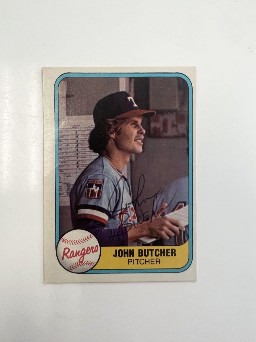 John Butcher signed trading card | EstateSales.org