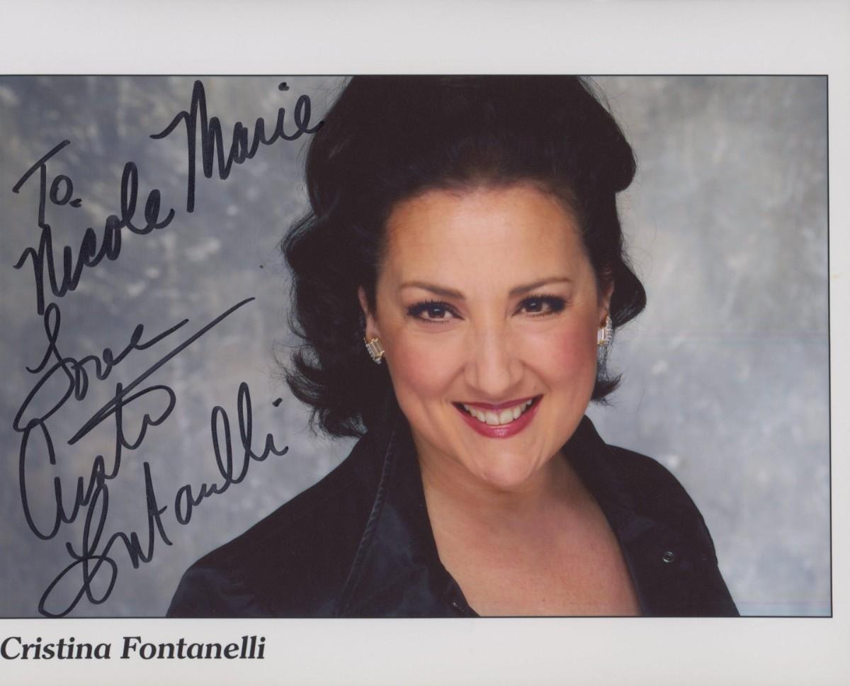 Christina Fontanelli signed photo | EstateSales.org