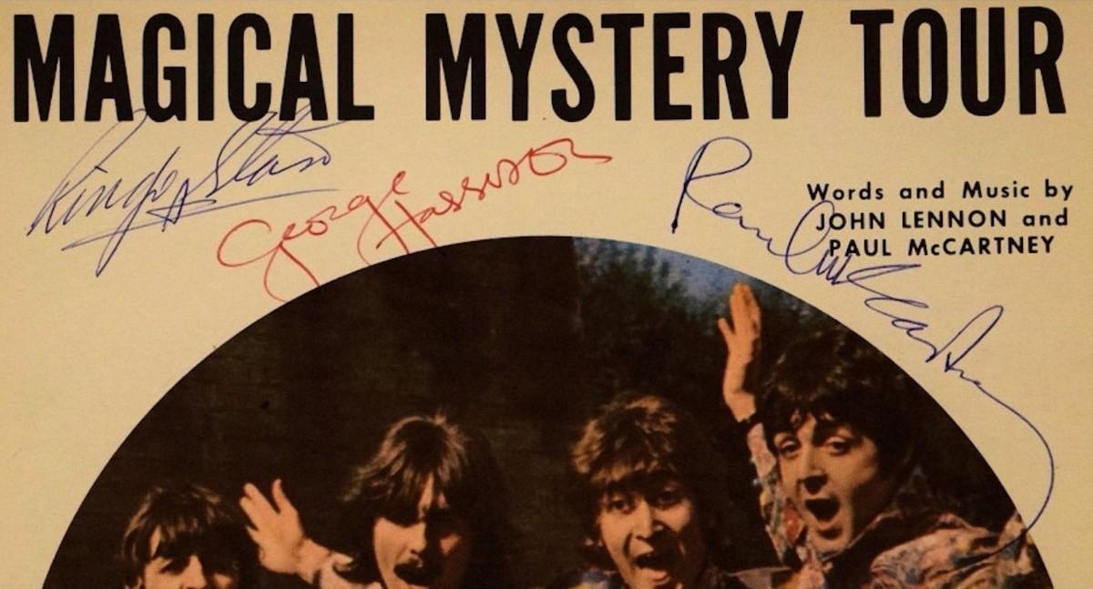 The Beatles signed music book | EstateSales.org
