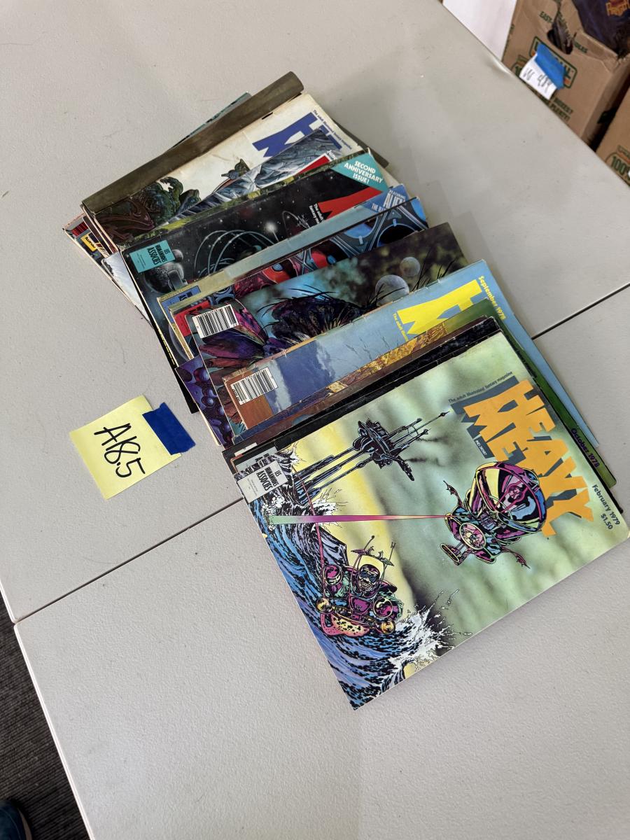 A18.5-Heavy Metal magazines | EstateSales.org