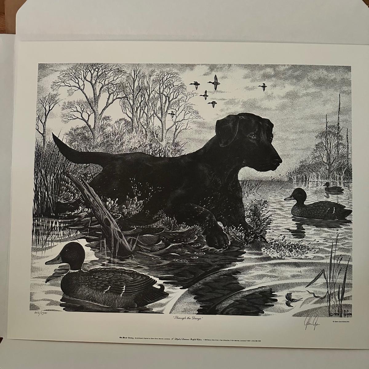 Glen gore signed numbered print | EstateSales.org