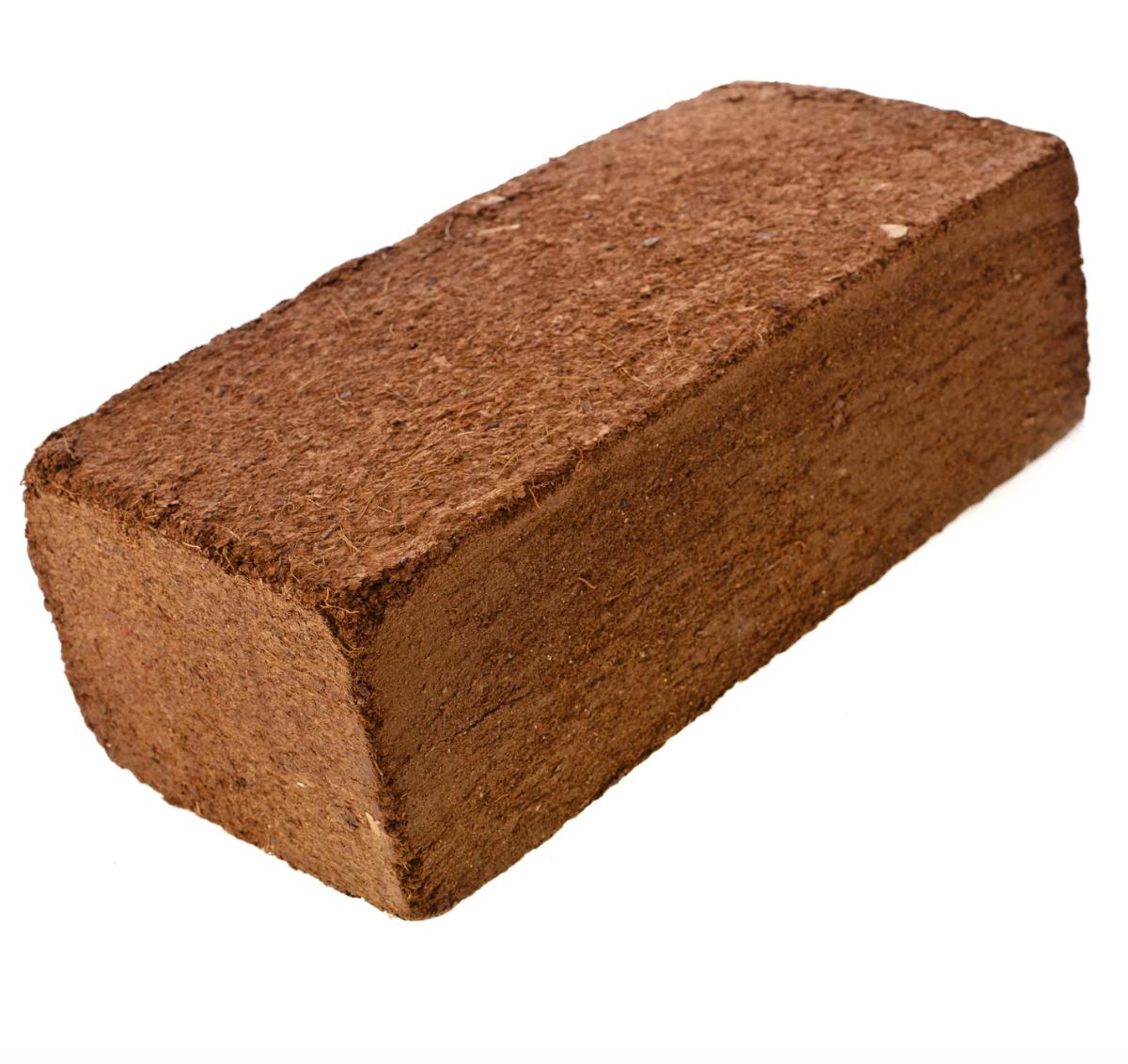 Single Coco Coir Brick Compressed Coconut Fiber Expandable Substrate ...