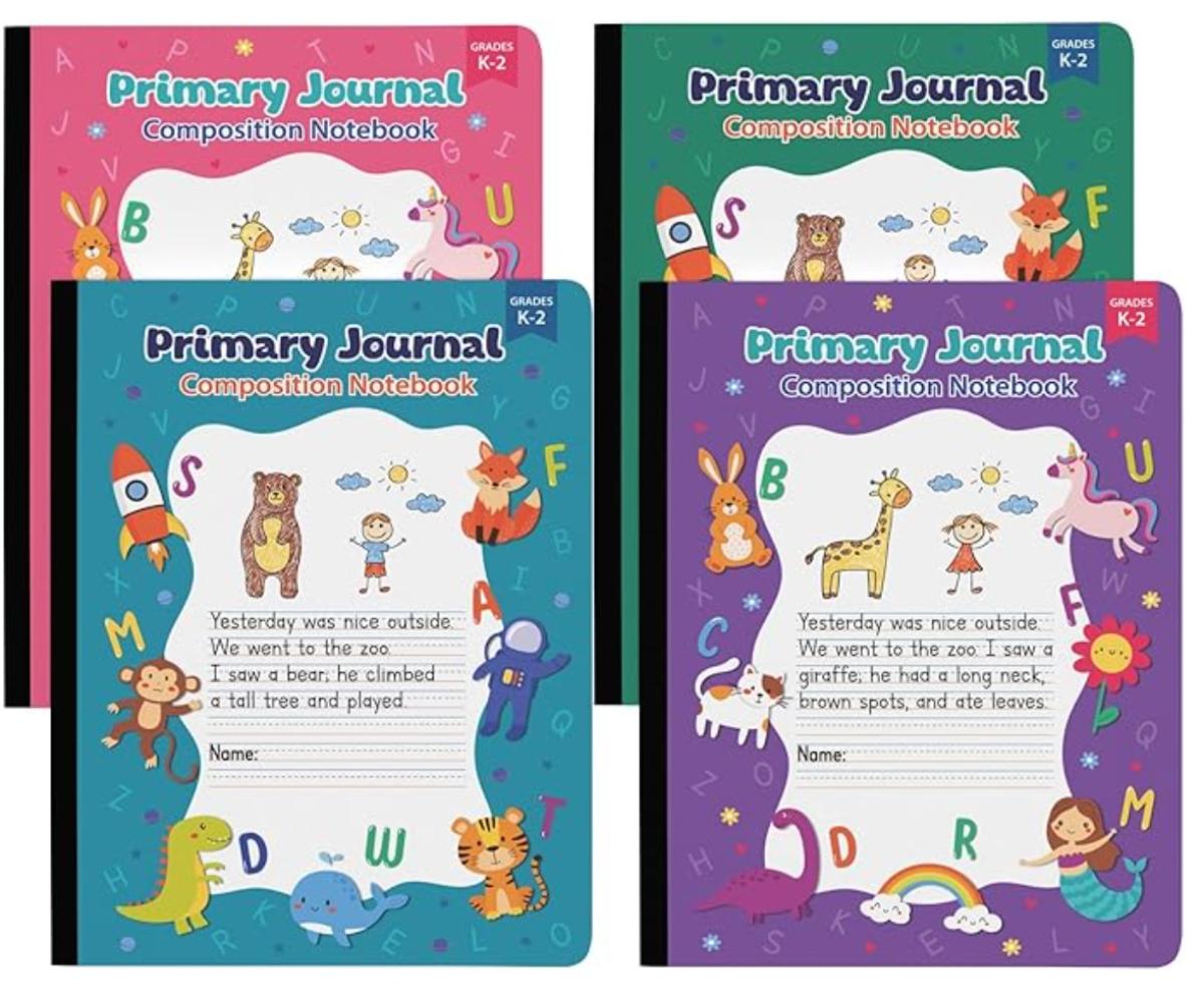 Primary Journal Grades K-2, primary composition notebook k-2, 3 ...