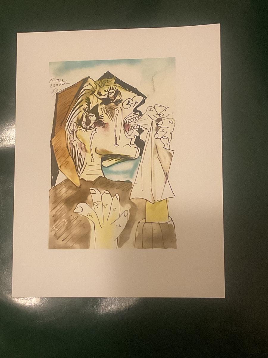 Lithograph Style Picasso Print | EstateSales.org