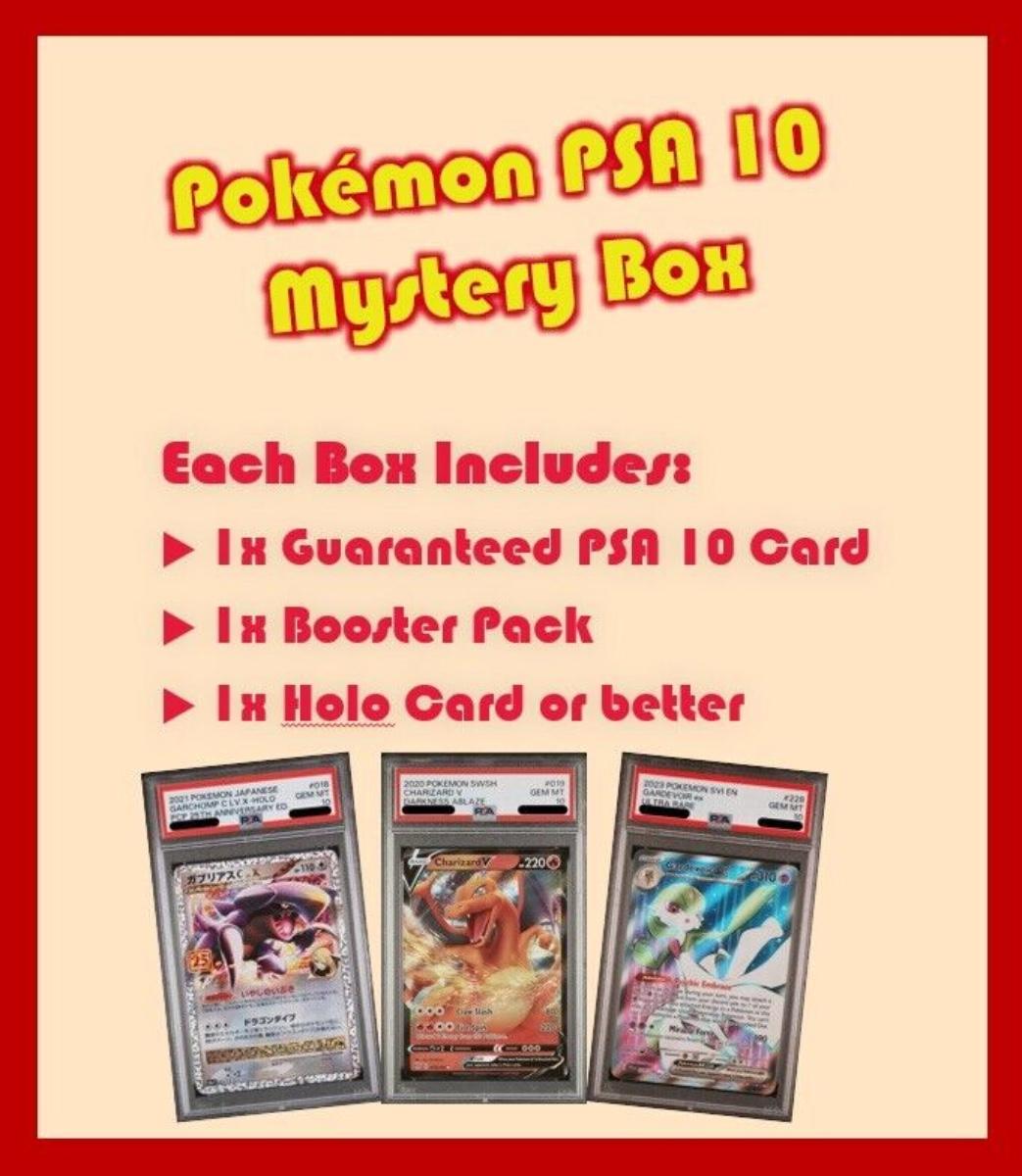 PSA 10 Pokemon Mystery Box | EstateSales.org