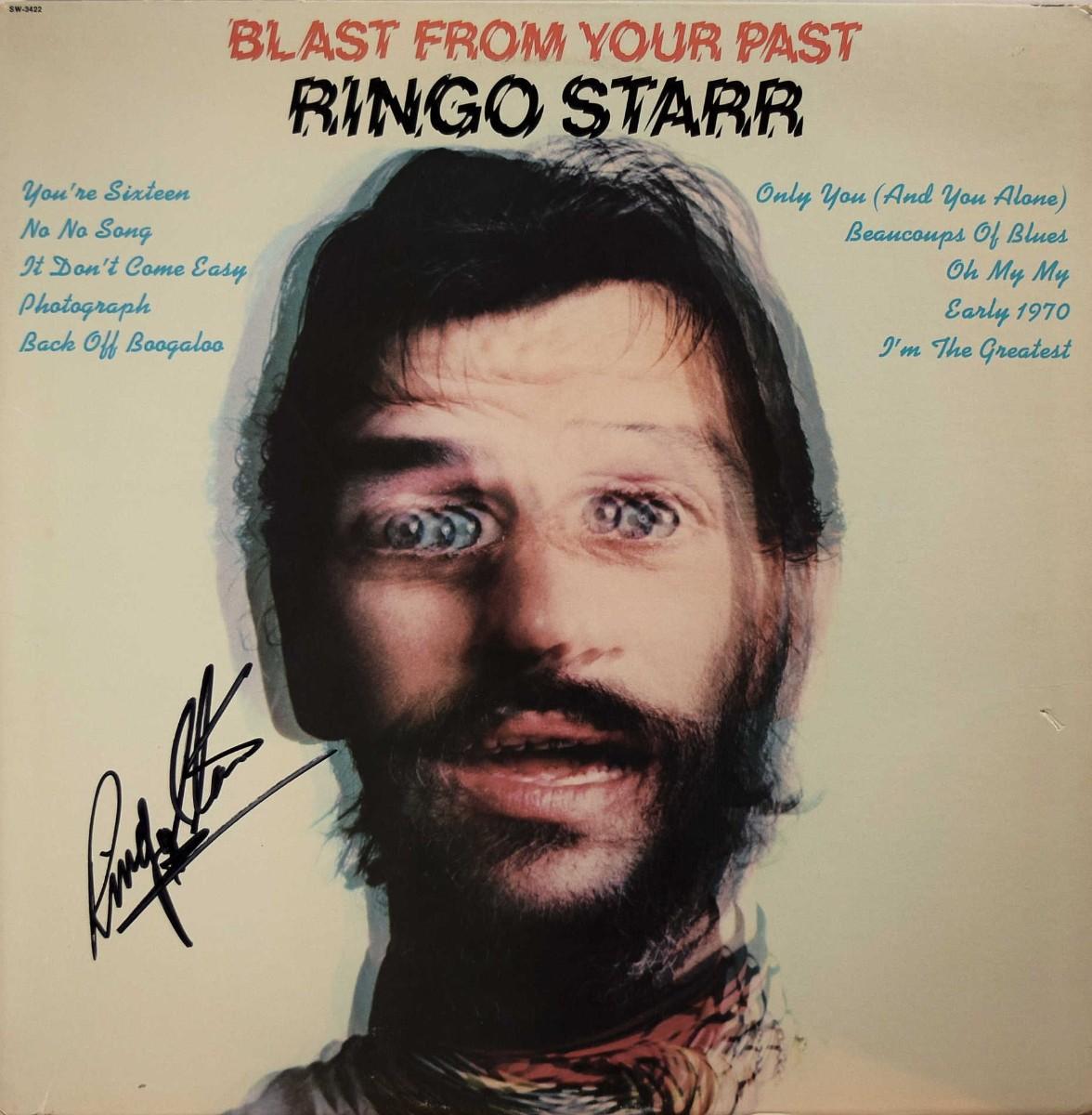 Ringo Starr signed Blast From Your Past album | EstateSales.org