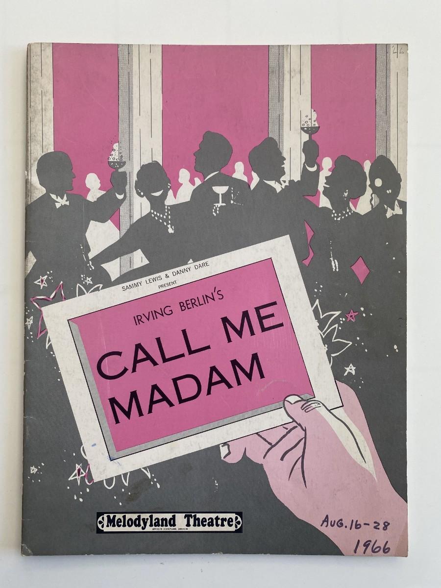 Kent Smith and Russell Nype signed Call Me Madam program | EstateSales.org