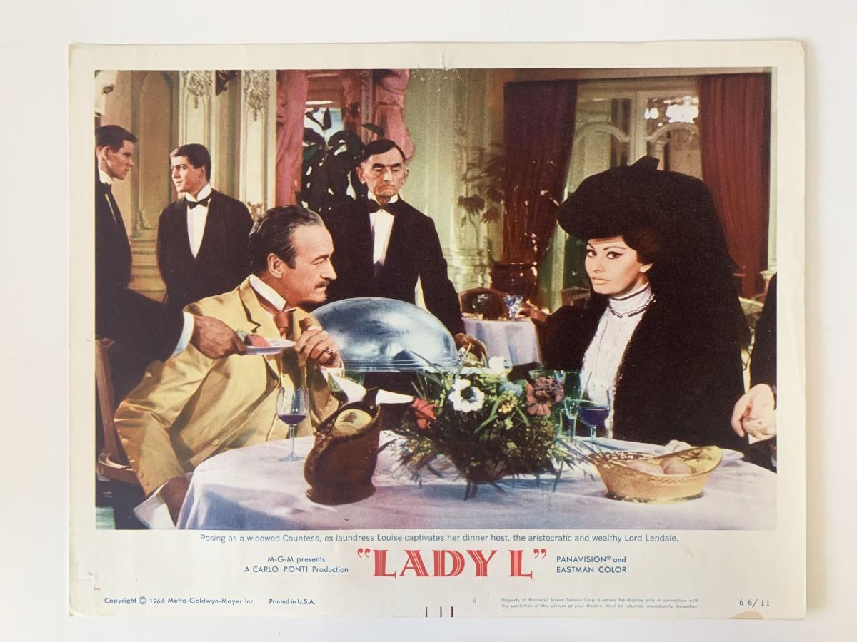 Lady L original 1966 vintage lobby card | EstateSales.org