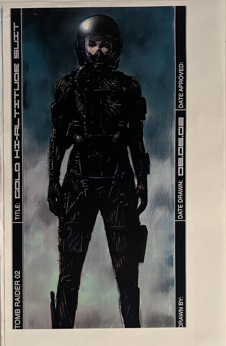 Lara Croft Tomb Raider Paramount Pictures concept art | EstateSales.org