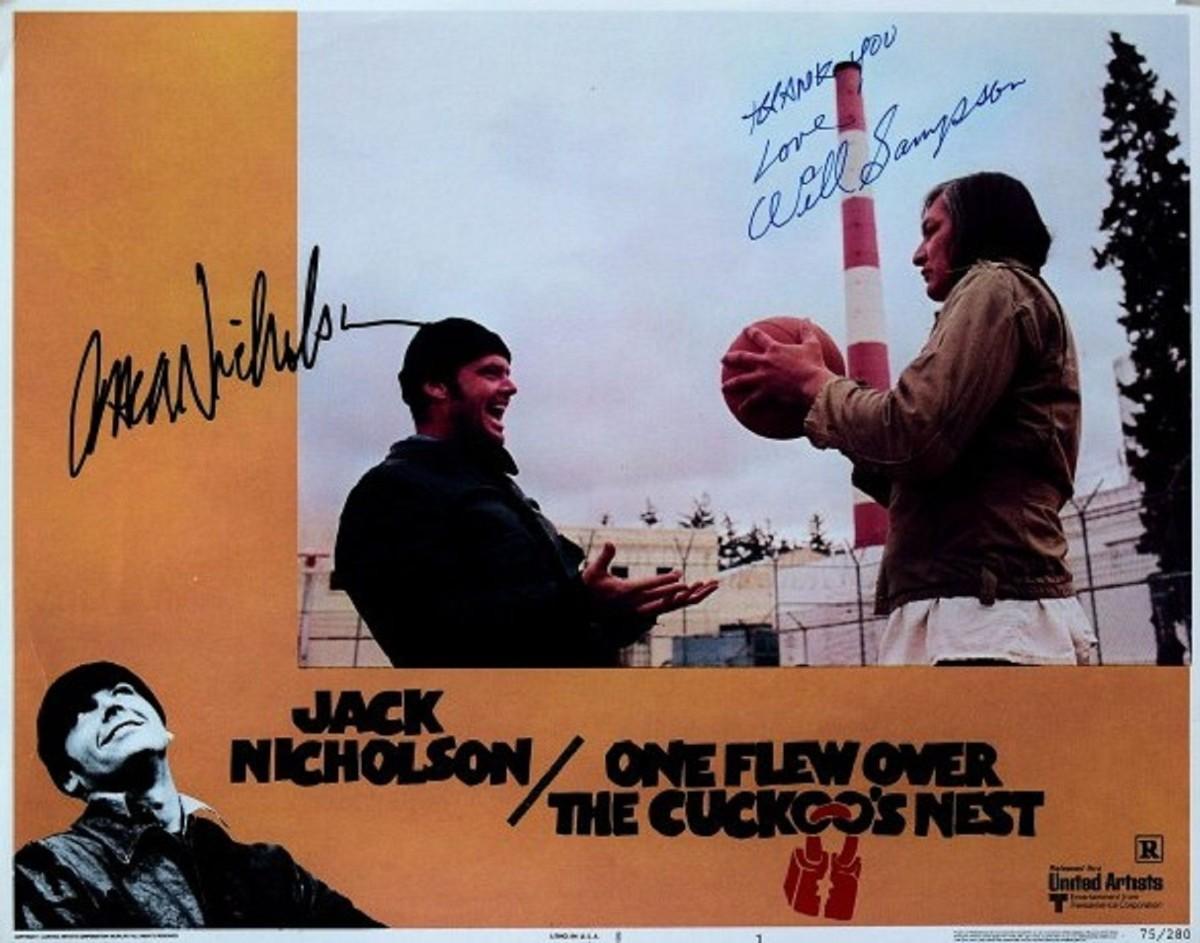 Jack Nicholson & Will Sampson signed lobby card | EstateSales.org