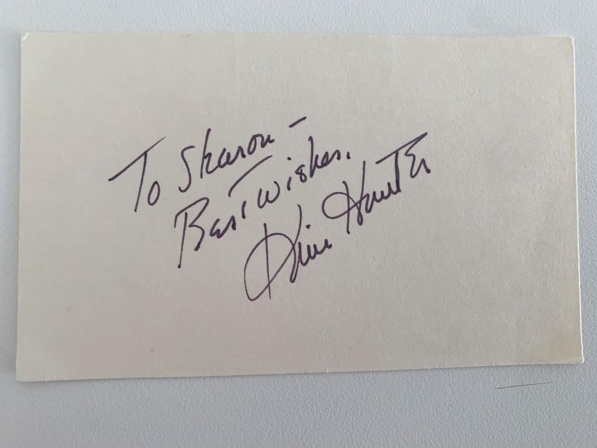 Kim Hunter original signature | EstateSales.org