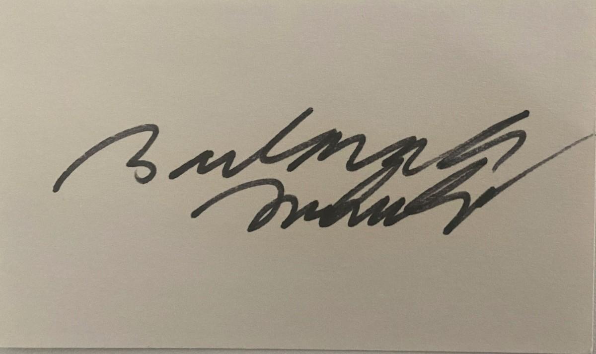 Maryland U.S. Senator Barbara Mikulski original signature | EstateSales.org