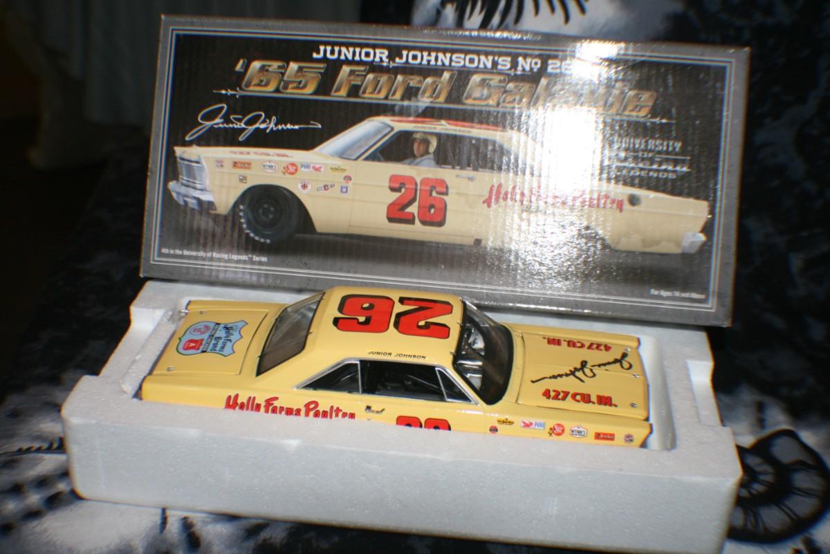 Junior Johnson #26 Autographed 1965 Ford Galaxy Legend Series ...