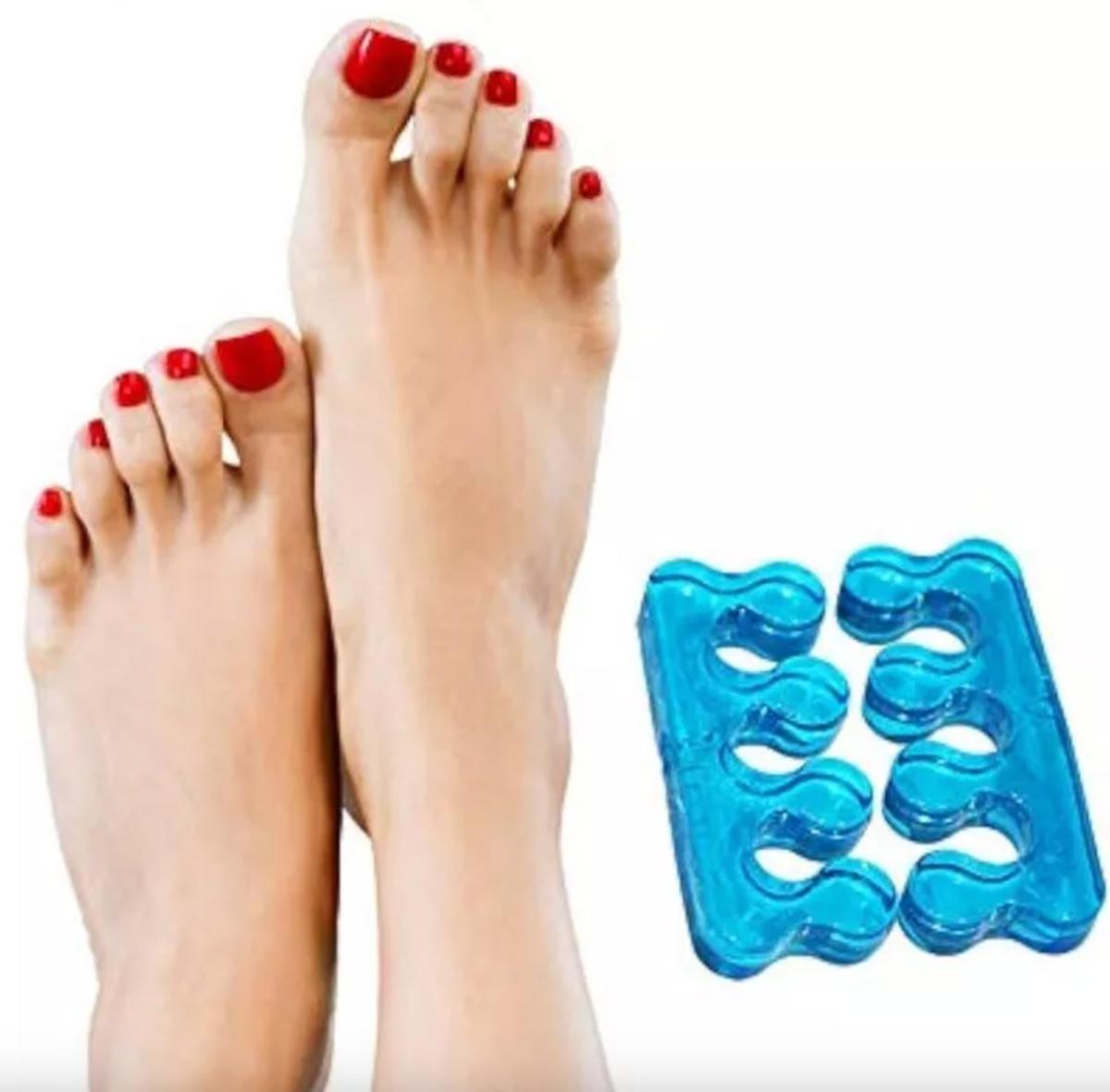 Toe Separators for Nail Polish, Gel Separator Pedicure Kit, Toe Spacers ...