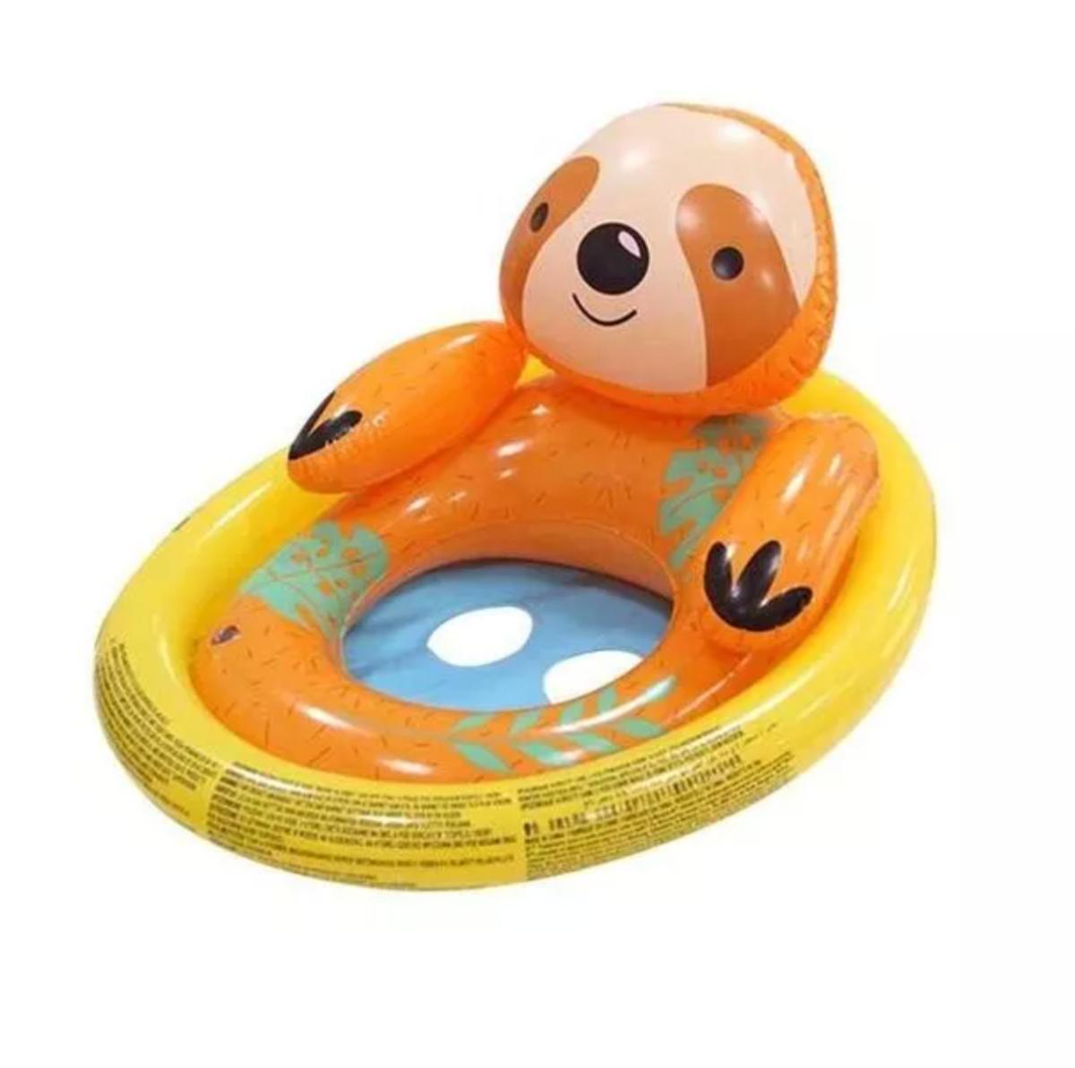 Sloth Baby 0-12mo Water Sun & Fun Inflatable Vinyl Pool Float 32" x 22 ...