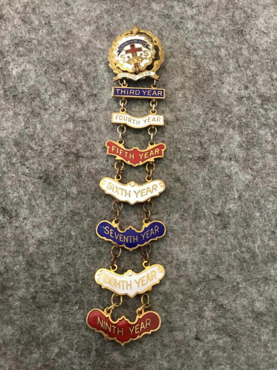 Vintage Gold filled Church of god pins | EstateSales.org