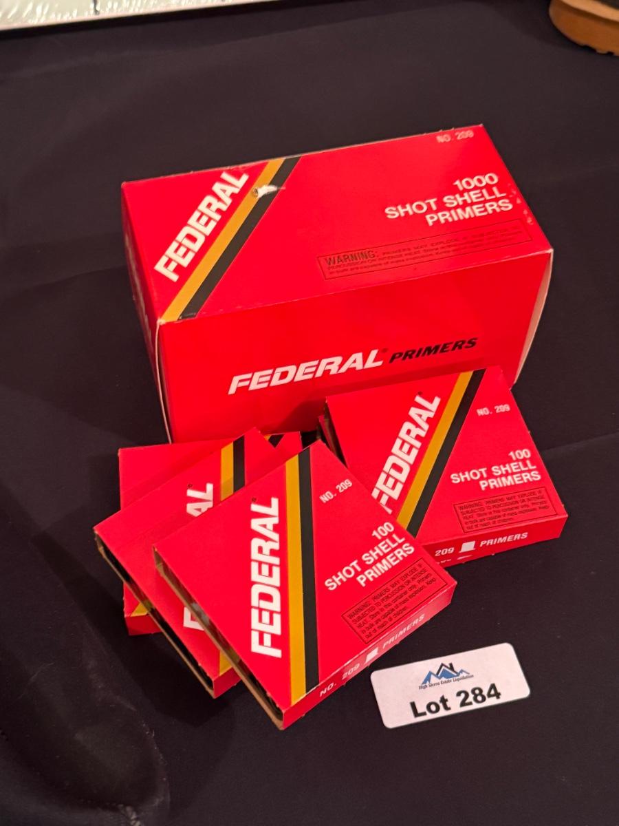 Box & a half of Federal #209 Shot Shell Primers | EstateSales.org