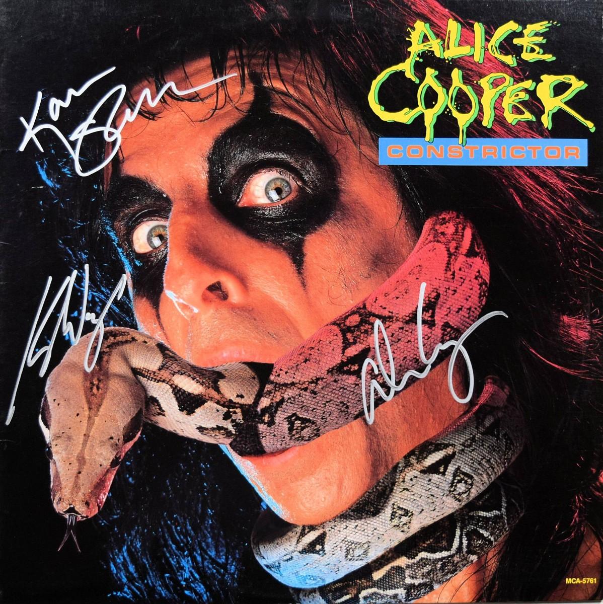Alice Cooper signed Debut album | EstateSales.org