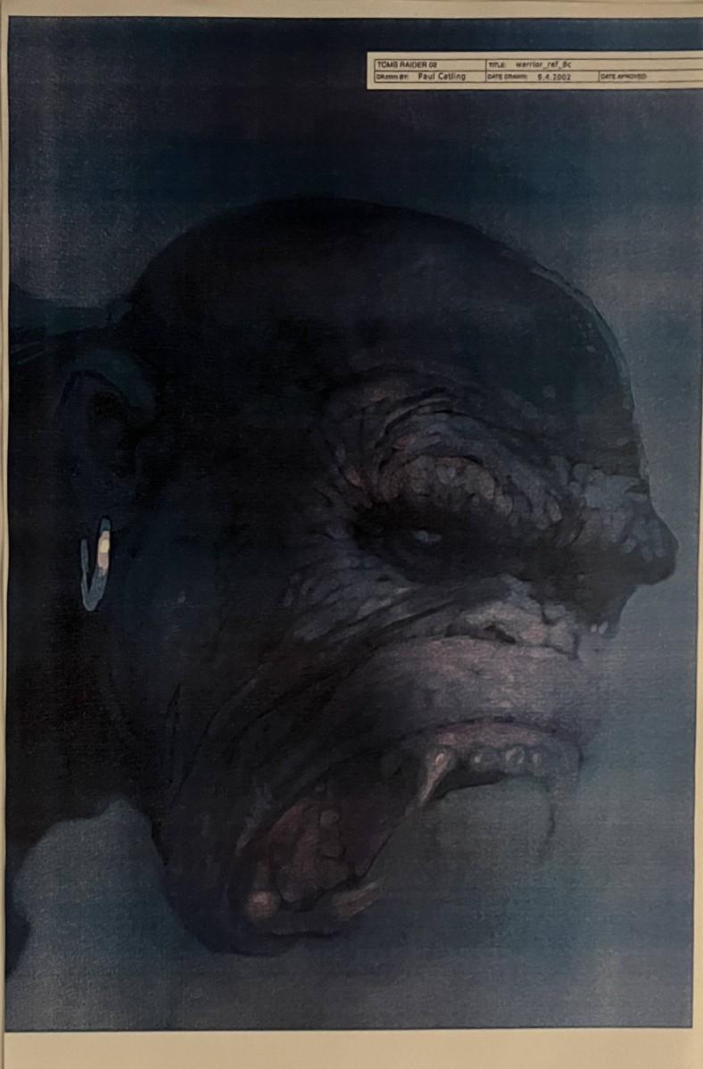 Lara Croft Tomb Raider Paramount Pictures concept art | EstateSales.org