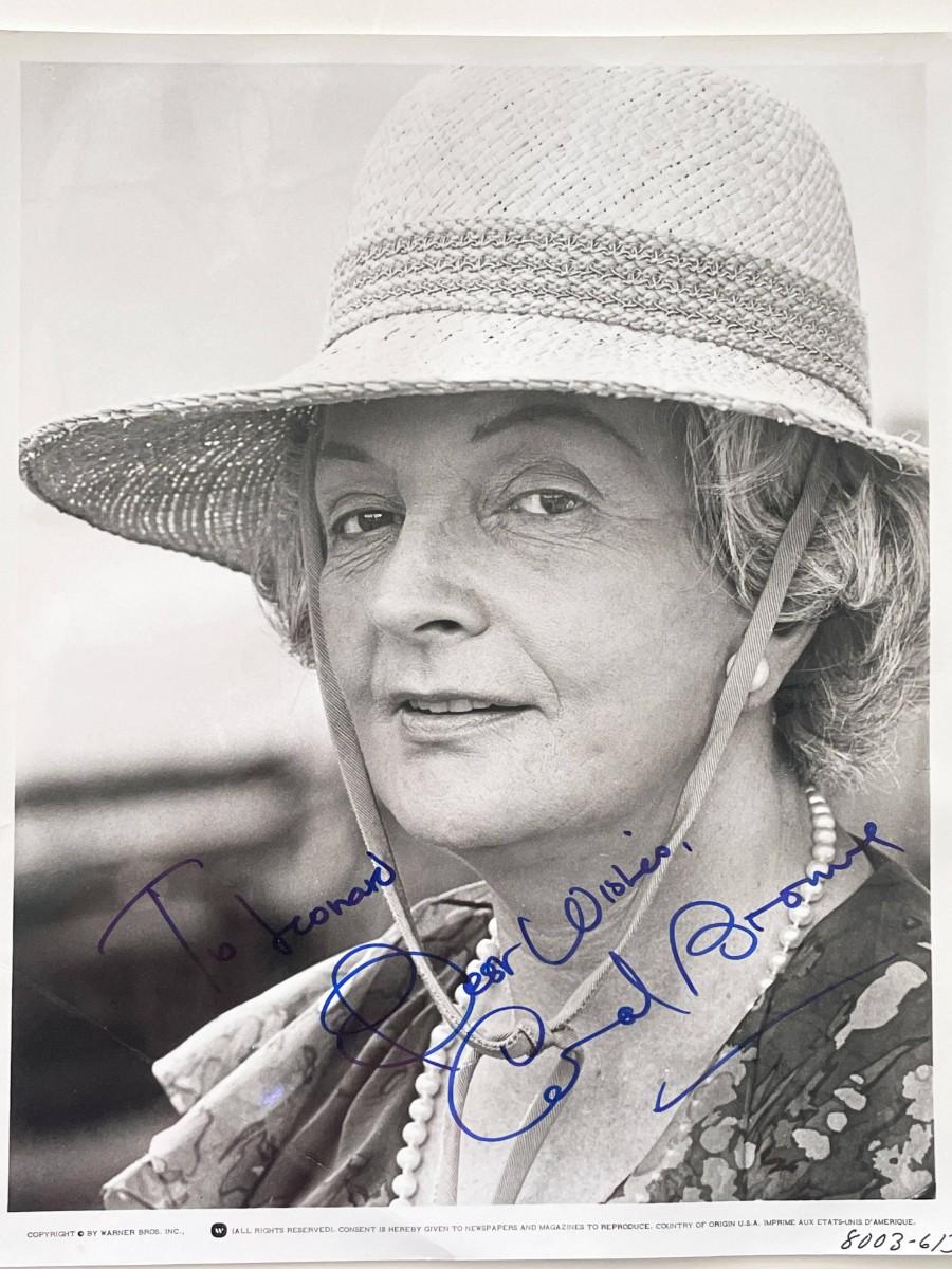 The Drowning Pool Coral Browne signed photo | EstateSales.org